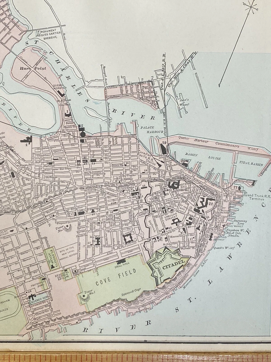 Map Of Quebec City Area