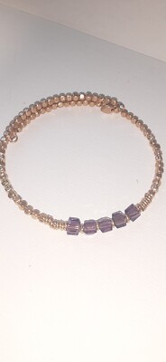 Keep Collective Birthstone rose-gold Inspo-wrap FEBRUARY! | eBay