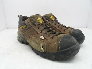 Caterpillar Men's Argon Comp Toe Lace-Up Work Shoe Dark Brown Size 7.5W ...