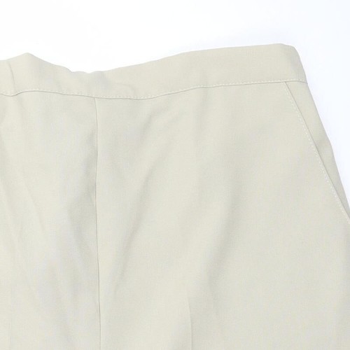 NSF Womens Beige Polyester Blend Trousers Size 14 L26 in | eBay UK