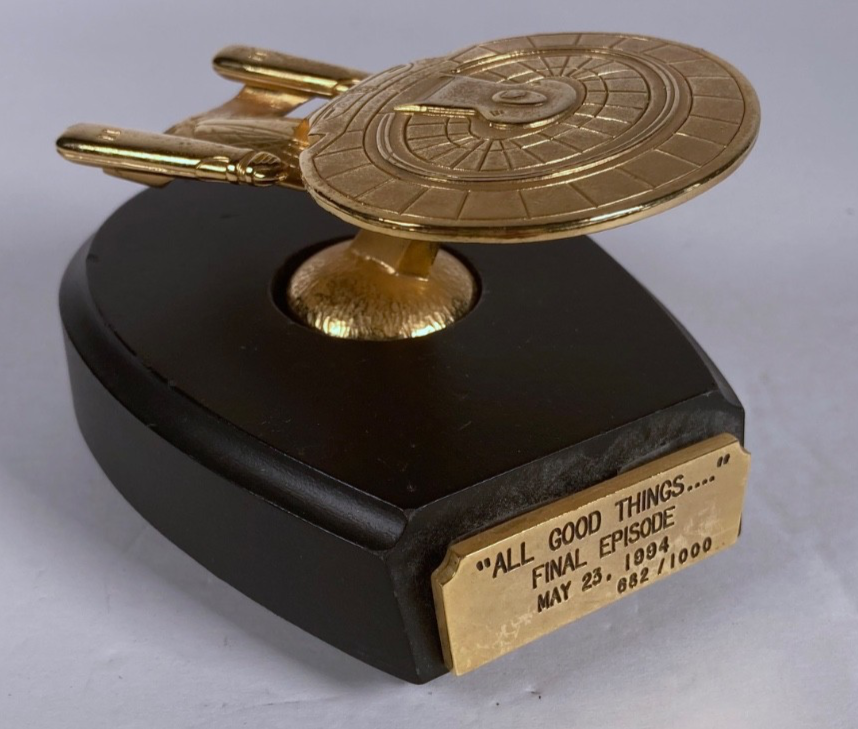 Star Trek Next Generation “All Good Things…” Final Episode Collectible ...