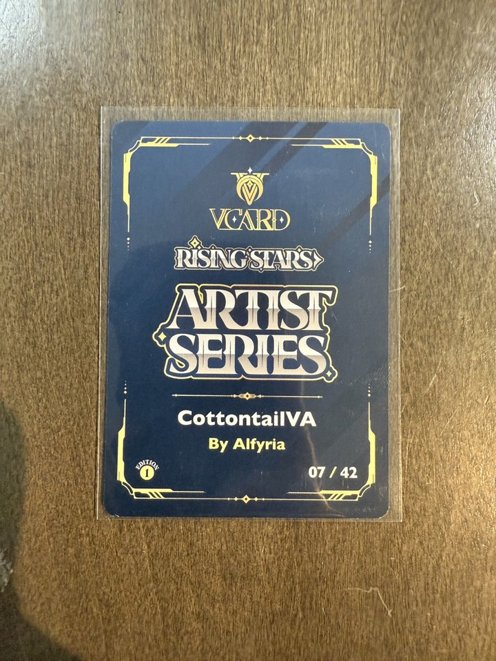 VCARD Rising Stars First Edition Rare CottontailVA Artist Series Box ...