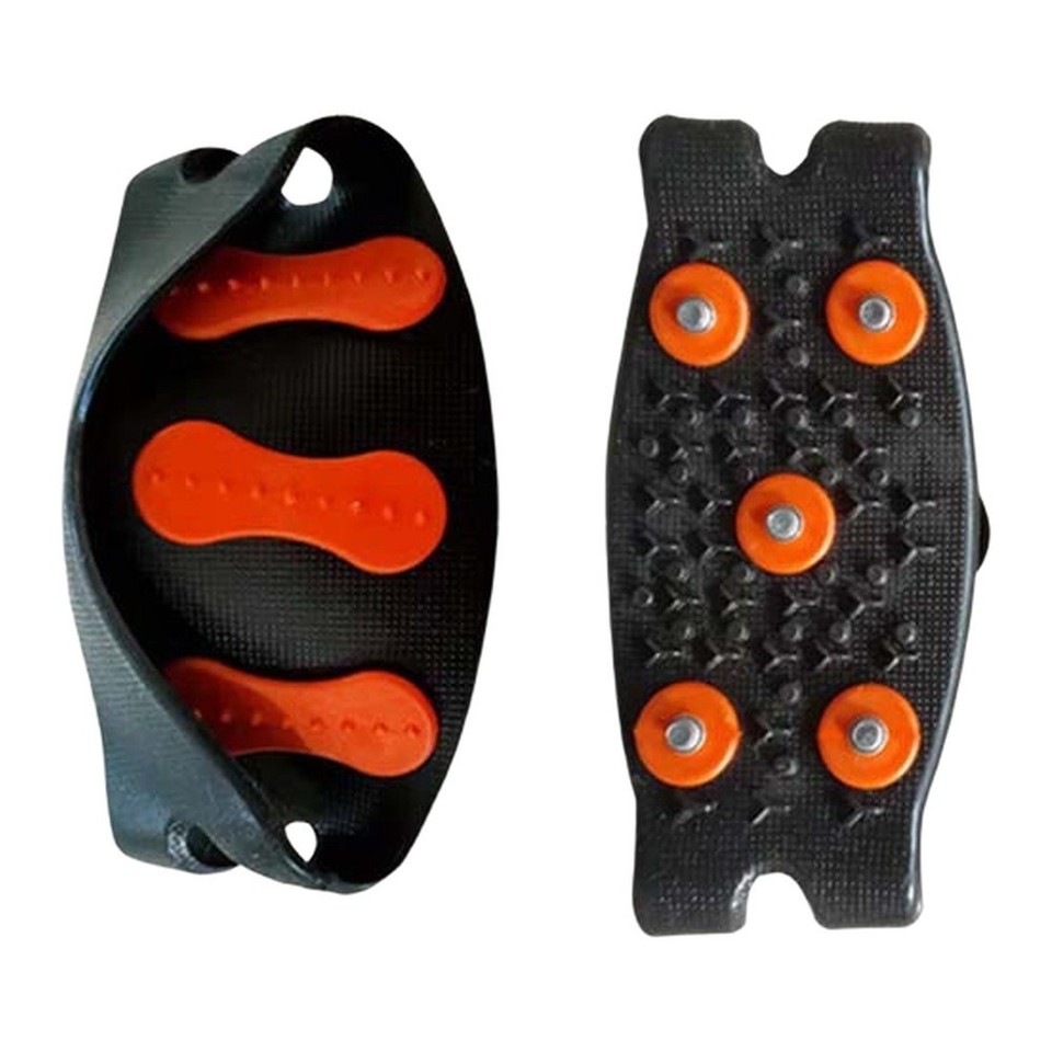 For Ice Fishing 5-tooth Crampon Toe Spikes Easy Slip-on Plastic Buckle ...