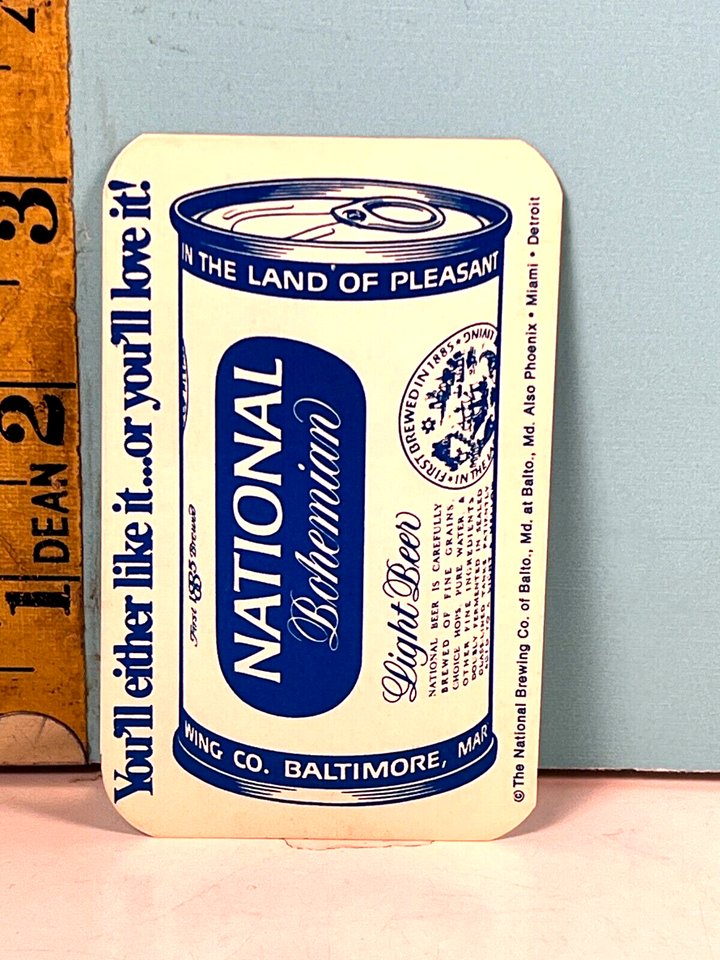 🔥1973 Baltimore Colts Football Schedule National Boheimian Beer🔥 | eBay