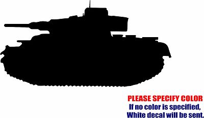 WW2 Panzer Tank Graphic Die Cut decal sticker Car Truck Boat Window ...