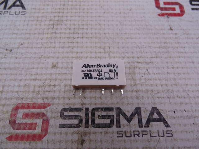 Allen Bradley Relay 700-tbr24 Ser a 24 VDC 250 VAC 6a 6 a Amp 700tbr24 ...