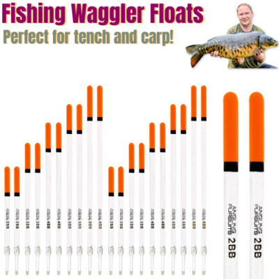Fishing WAGGLER FLOATS for Tench Carp UNLOADED Floats Coarse Fishing UK ...