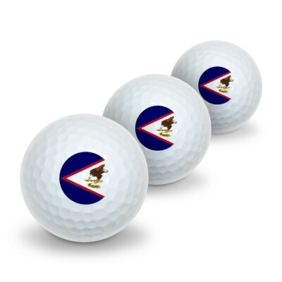 American Samoa US Territory Flag Novelty Golf Balls 3 Pack | eBay