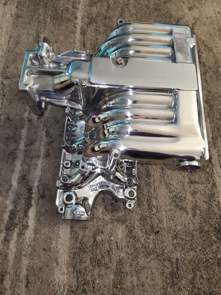 ford mustang cobra gt 5.0 upper lower intake manifold polished Explorer ...