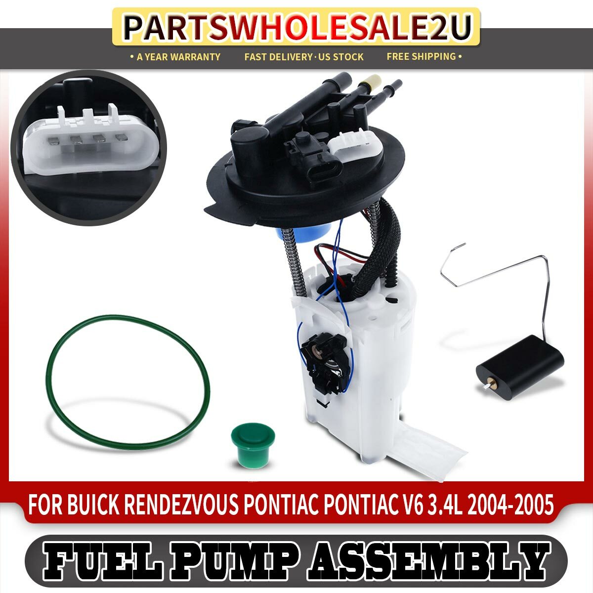 Fuel Pump Assembly w/ Sensor for Pontiac Aztek Buick Rendezvous 3.4L ...