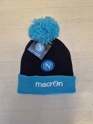 6025/124 SSC Napoli Wool Hat Macron Sr Pom Pom Cap Winter | eBay