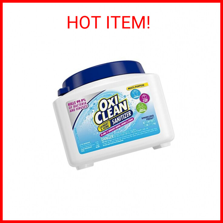 OxiClean Powder Sanitizer for Laundry, Fabric, and Home, 2.5 lb | eBay