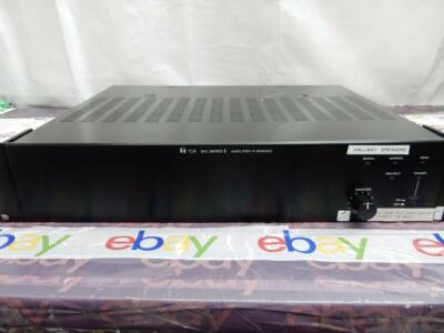 TOA 900 Series II Single Channel 19" Rack Mount 60 Watt Power Amplifier ...