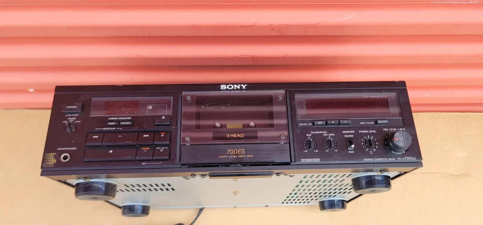 Sony TC-K700ES 3 Head Direct Drive Dual Capstan Deck SERVICE FULLY ...