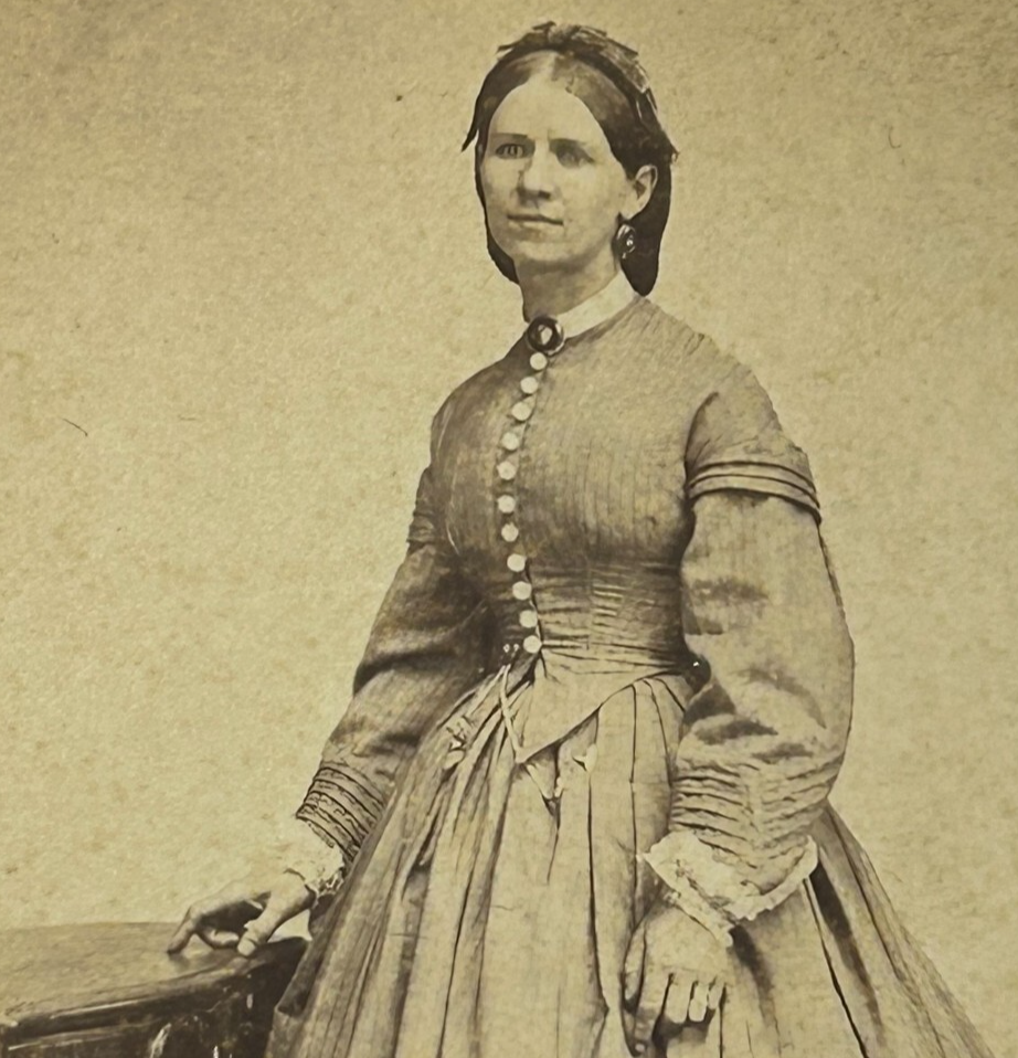 CDV ID Sophisticated Woman Mrs Millie Snose? Portrait Greene Cleveland ...