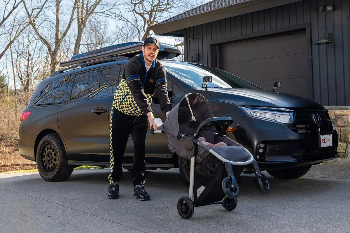Pete Davidson’s Epic Family Van Is Built to Spec