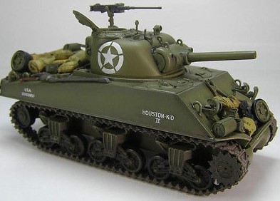 Hobby Master HG1002 1:48 Die Cast M4 Sherman 105MM Howitzer 756th Tank ...