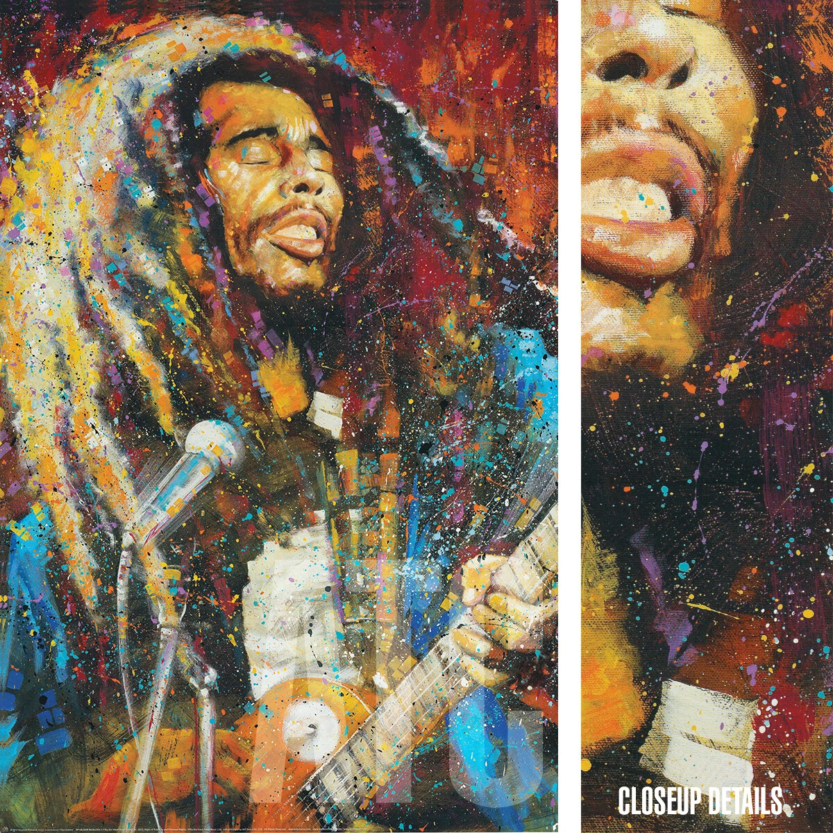 Reggae Colors Bob Marley