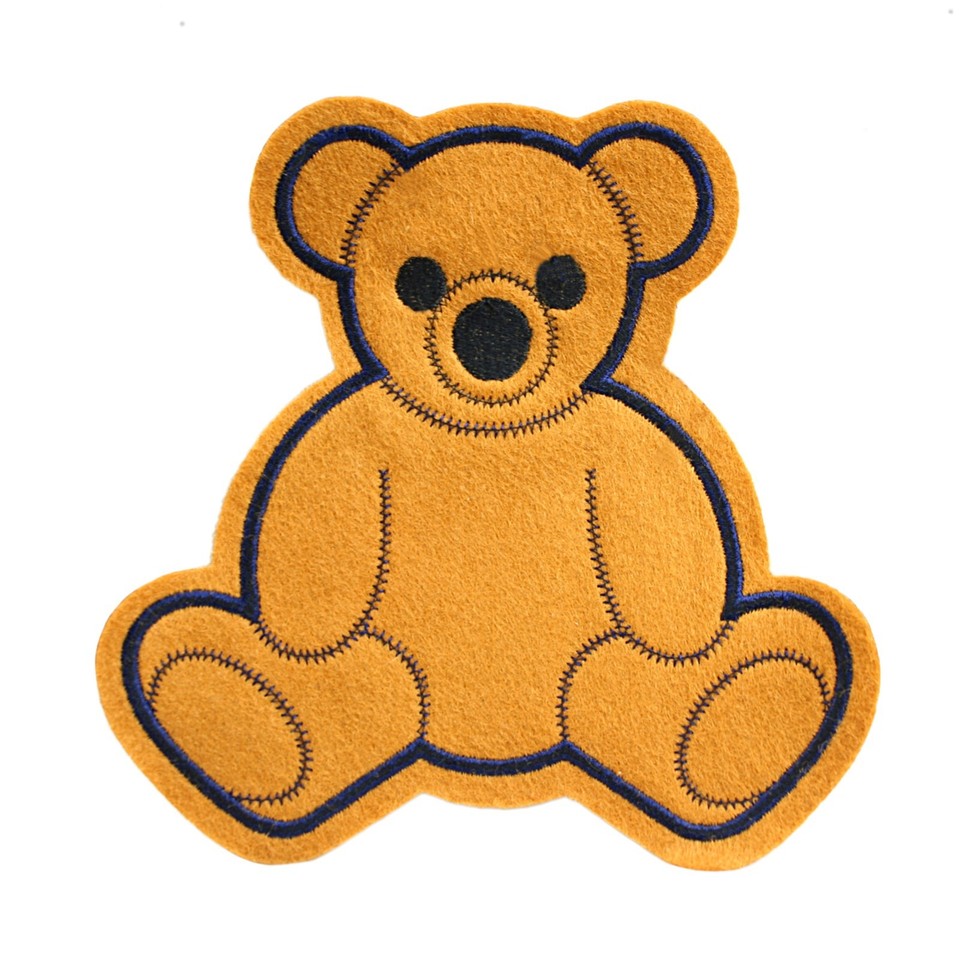 6.5"x 6.5" Brown Furry Kaylee Firefly Teddy Bear Plush Sew-On Appliques Patch | eBay