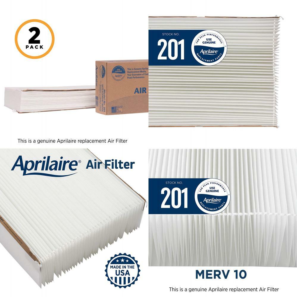Aprilaire 201 Replacement Filter for Whole House Air Value Pack (2 ...