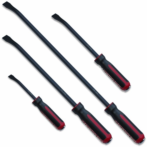 Pry Bar Set Pro 4 Pieces Cr-Mo Steel Mechanic Crow Heel Prying Pinch ...