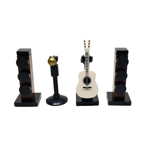 Custom LEGO Guitar Set New Original 28 Bricks / Instruction | eBay