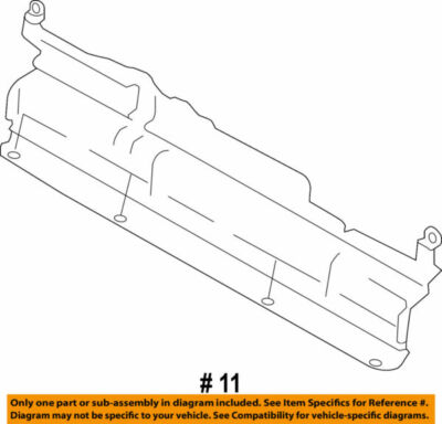 SU003-01221 Toyota Plate, radiator cover SU00301221, New Genuine OEM ...