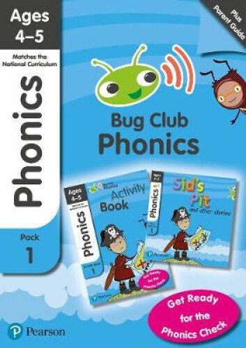 Phonics - Learn at Home Pack 1 (Bug Club), Phonics Sets 1-3 for ages 4 ...