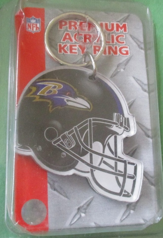 Baltimore Ravens - New Acrylic NFL Football Key Chain | eBay