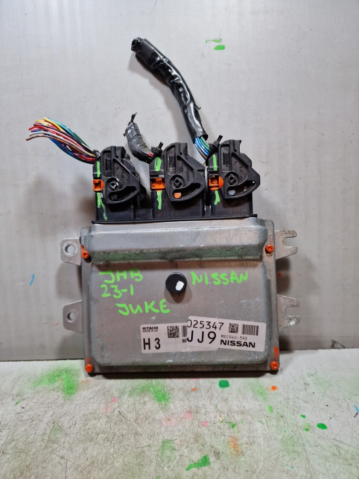 NISSAN JUKE ECU 1.6 PETROL MEC940390 2013 With Plugs. Tested | eBay