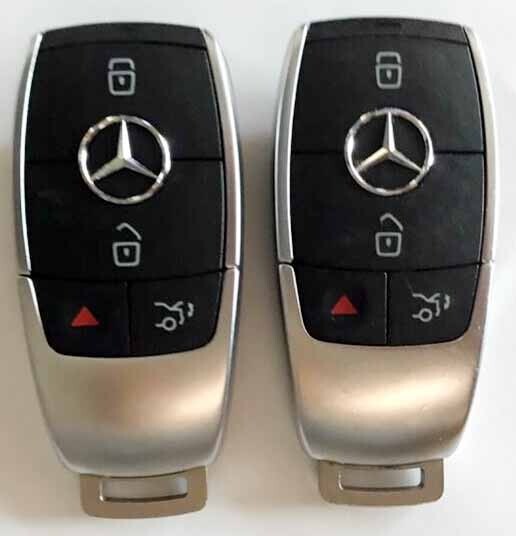 LOT 2 MERCEDES BENZ MB SMART KEY REMOTE FOB 4 BUTTON LUA2229056209 FCC ...