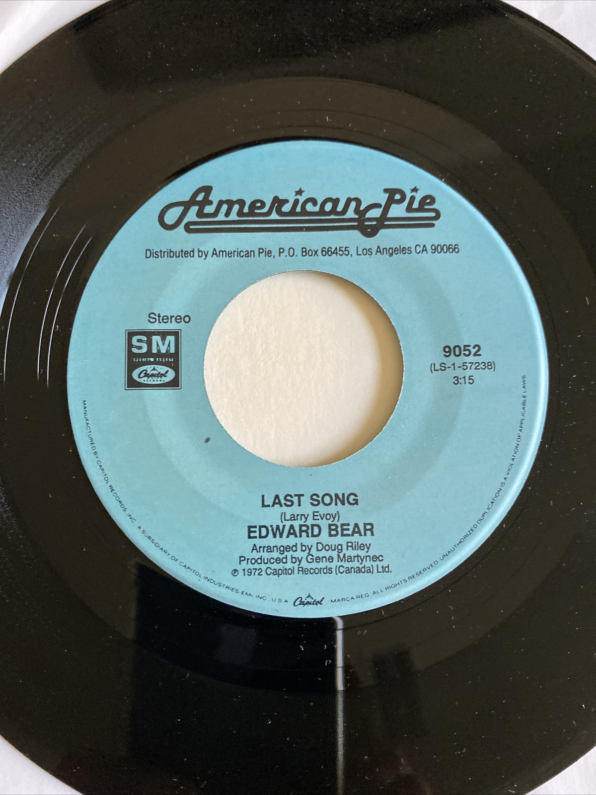 Edward Bear Last Song / Bob Welch Ebony Eyes 45 NEW reissue unplayed | eBay