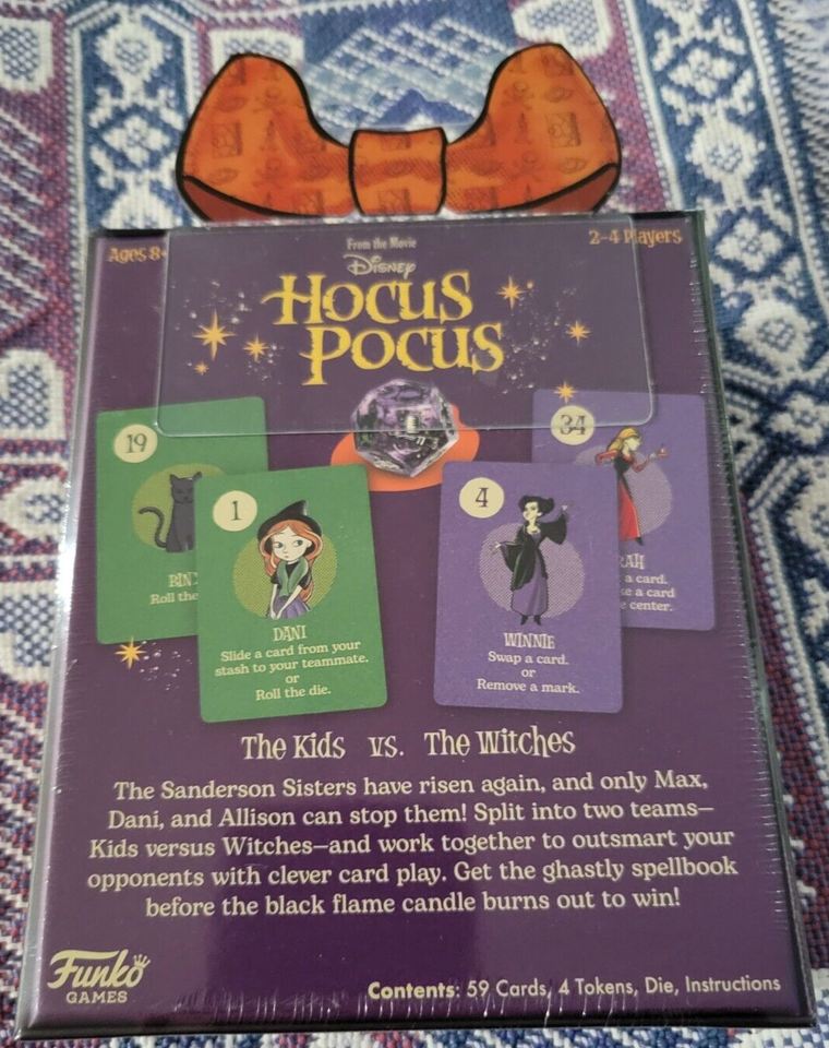 FUNKO -DISNEY HOCUS POCUS TRICKS & WITS CARD GAME-NEW SEALED! | eBay