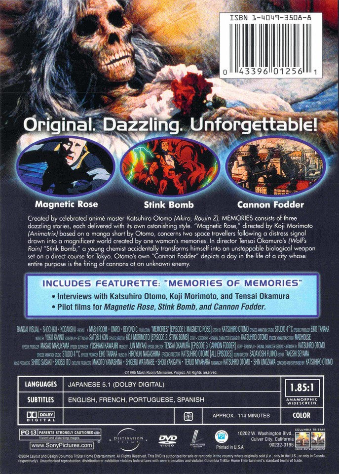 MEMORIES (DVD, 2004) - NEW DVD 43396012561| eBay