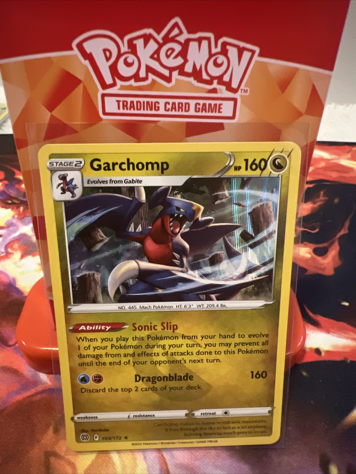 Pokémon TCG Garchomp Brilliant Stars 109/172 Holo Holo Rare | eBay