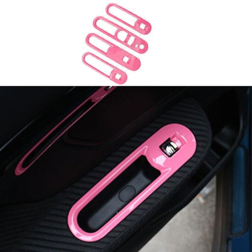 Fit For Mini Cooper Countryman F60 ABS Pink Window Lock Lift Panel Trim ...