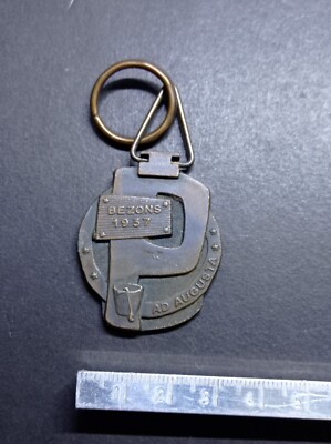 Vintage Keychain Bezons 1937 Reilly 1962 Ad Augusta REF03978J | eBay
