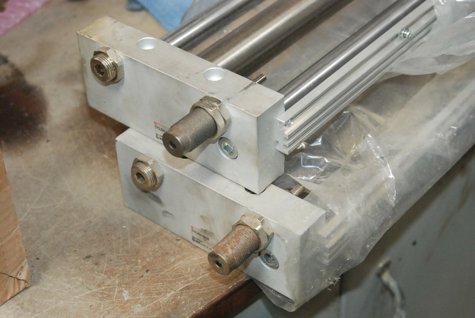 SMC CY1L-32H-600, 600mm Travel Linear air slide, New some have boxes ...