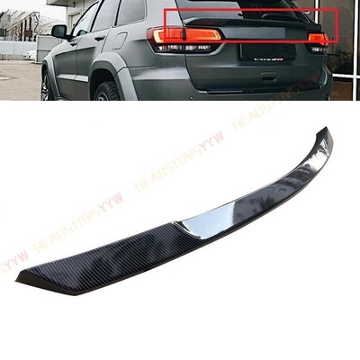 Carbon Fiber Rear Mid Spoiler For 2014-21 Jeep Grand Cherokee WK2 SRT8 ...