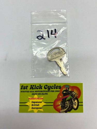 NOS SUZUKI MOTORCYCLE KEY GENUINE JAPAN ORIGINAL OEM PRE CUT # 214 | eBay