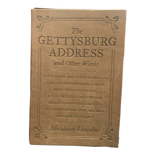 ️THE GETTYSBURG ADDRESS and OTHER WORKS Faux Leather Flexi Bound NEW | eBay