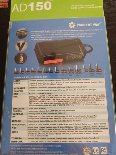 Prudent Way AD150 Universal AC Adapter | eBay