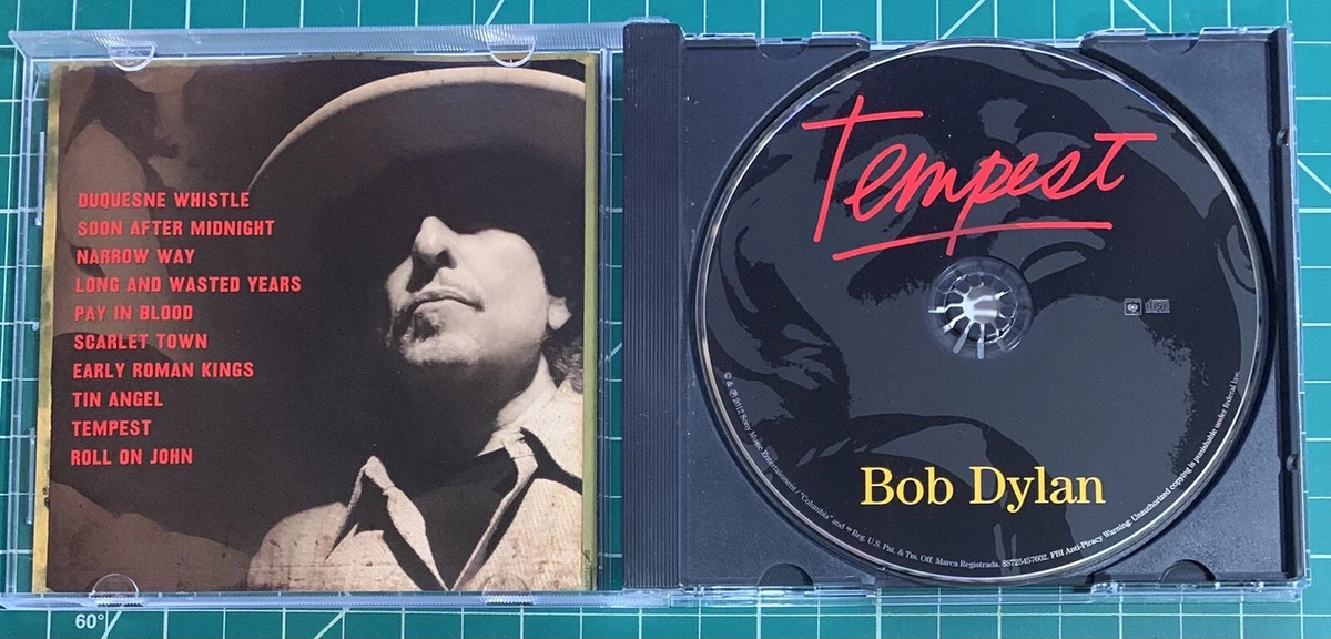 Bob Dylan Tempest Album Cover