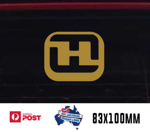 2x Hustler Mower Windshield Windscreen Sticker Decal GOLD 100mm | eBay