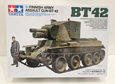 1/35 TAMIYA BT-42 FINNISH ARMY ASSAULT GUN #35318 NEW SEALED ARMOR ...