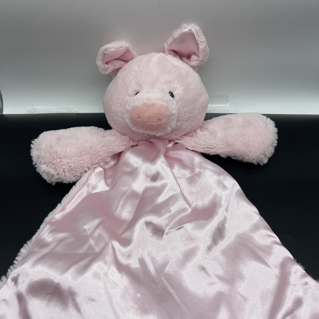 Gund Baby pig Huggybuddy pink 59164 Security Blanket lovey plush toy ...