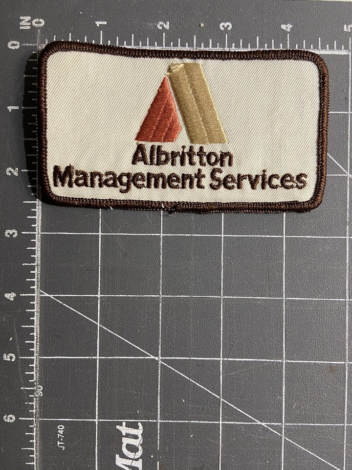 Vintage Albritton Management Services Logo Patch AMS Group Financial ...