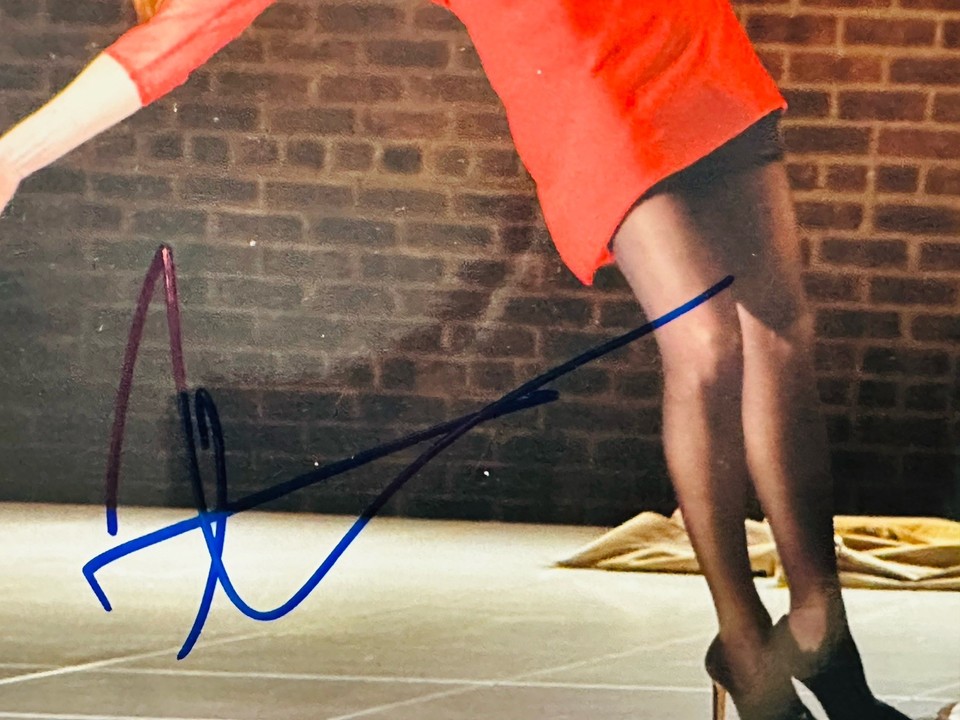 Isabelle Huppert & Justice Smith signed 8x10 photo. Proof. Now You See ...
