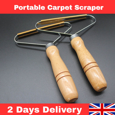 Portable Lint Remover Carpet Rake Scraper Dog Fur Fuzz Scraper Lint ...