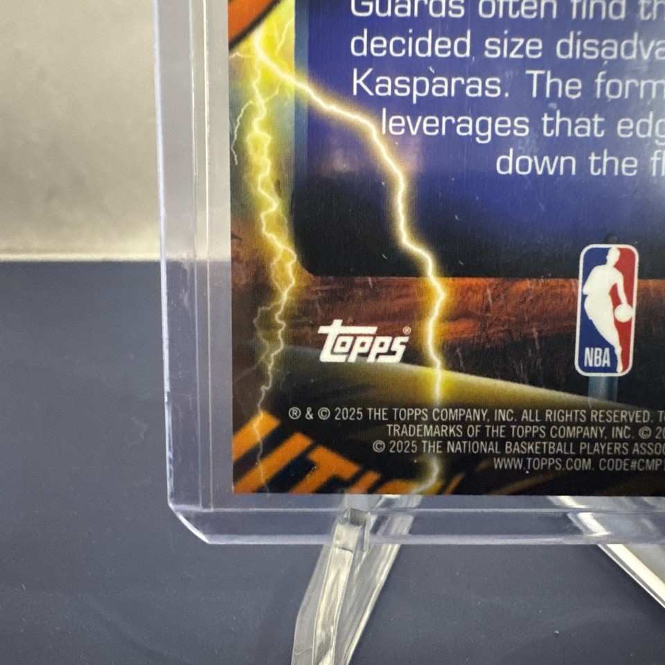 2025-26 Topps Chrome Kasparas Jakucionis AD-13 SSP Short Print Rookie ...